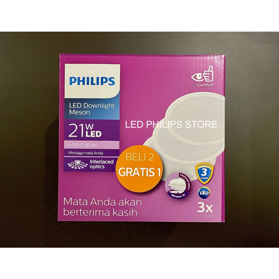 Jual Philips Led Downlight Multipack Paket Meson 21W 21Watt 21 W 21 ...