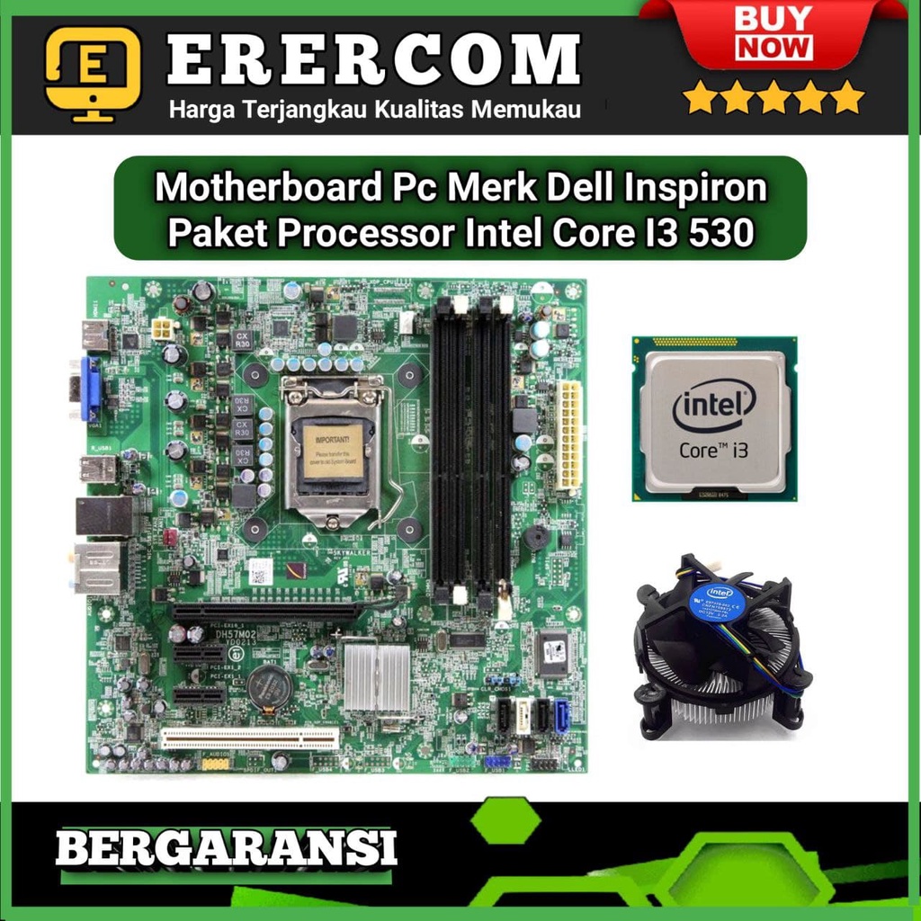 Jual Motherboard Mainboard Mobo Pc Intel Merk Dell Inspiron Sepaket ...