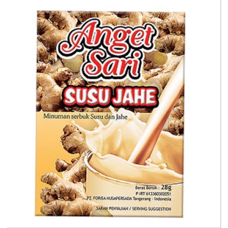Jual Anget Sari Susu Jahe 10pcs Anget Sari Susu Jahe 28gr x 10pcs Anget ...