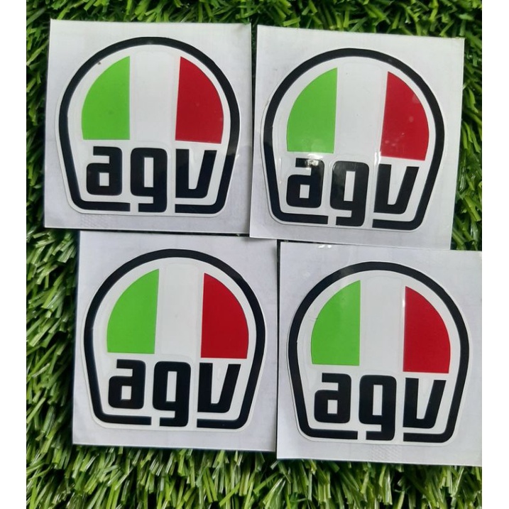 Jual sticker cutting logo AGV helmet | Shopee Indonesia