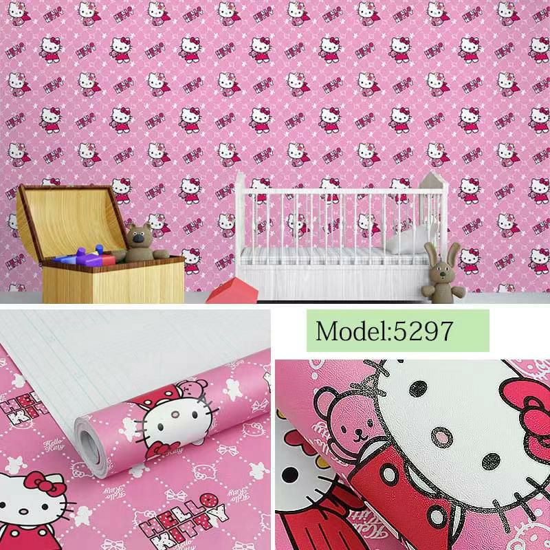 Jual PMB Wallpaper wallsticker# wallpaper dinding hellokitty | Shopee Indonesia