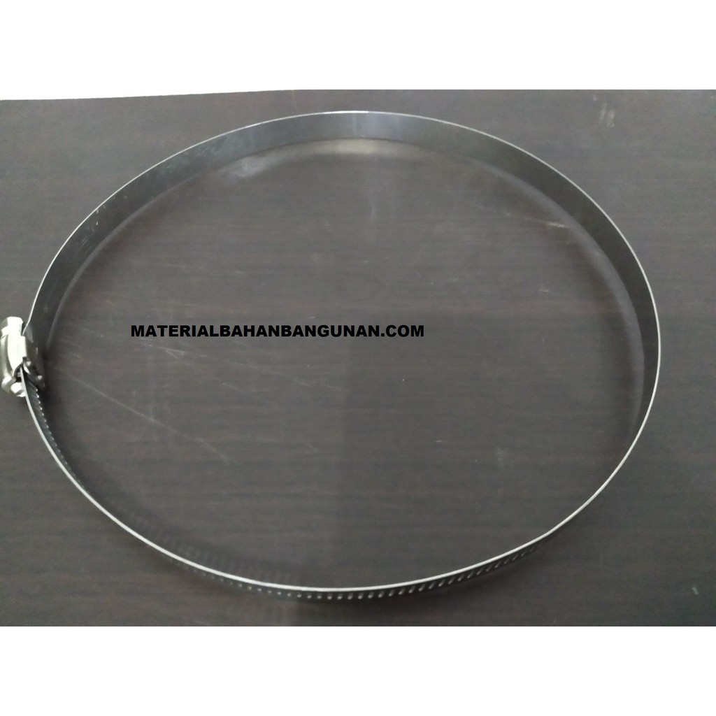 Jual Klem Selang Galvanis Diameter 8 Inch Pengencang Penjepit Selang ...