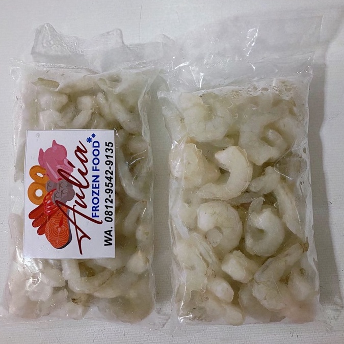 Jual UDANG KUPAS 250 GRAM / UDANG VANAME / UDANG SEGAR / FROZEN FOOD ...