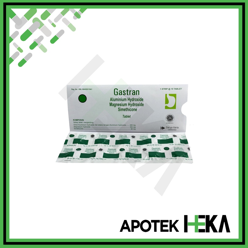 Jual Gastran Tablet Obat Maag Strip isi 10 | Shopee Indonesia
