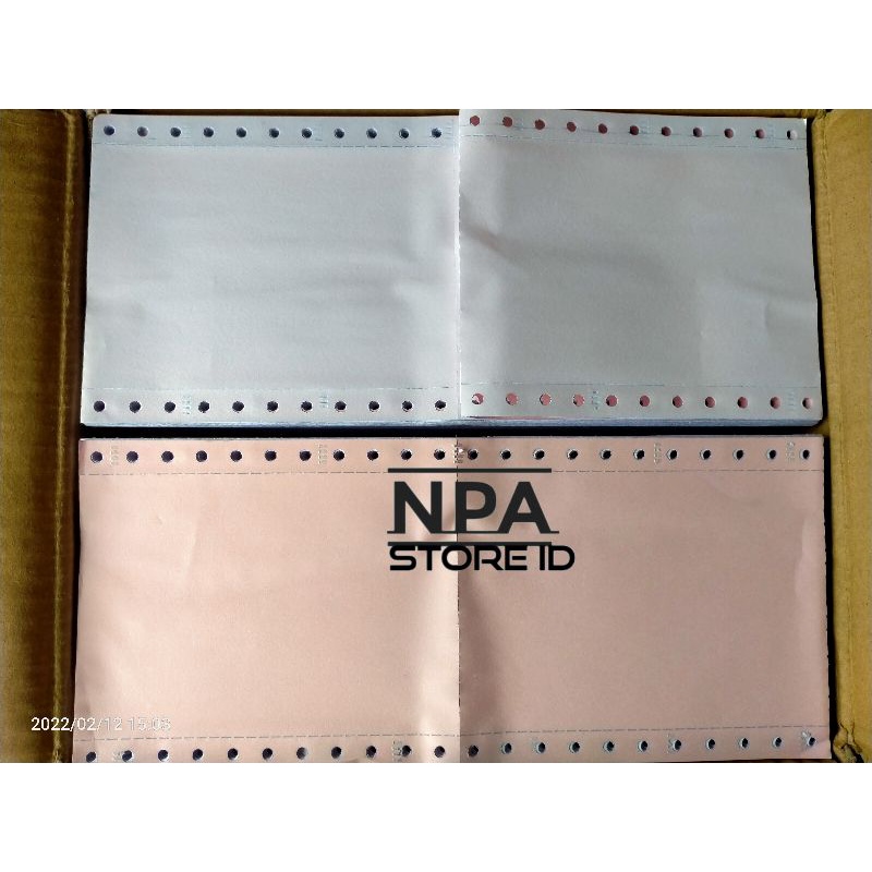 Jual kertas continuous form / continuous struk PPOB PLN PDAM A4 bagi 4 ...