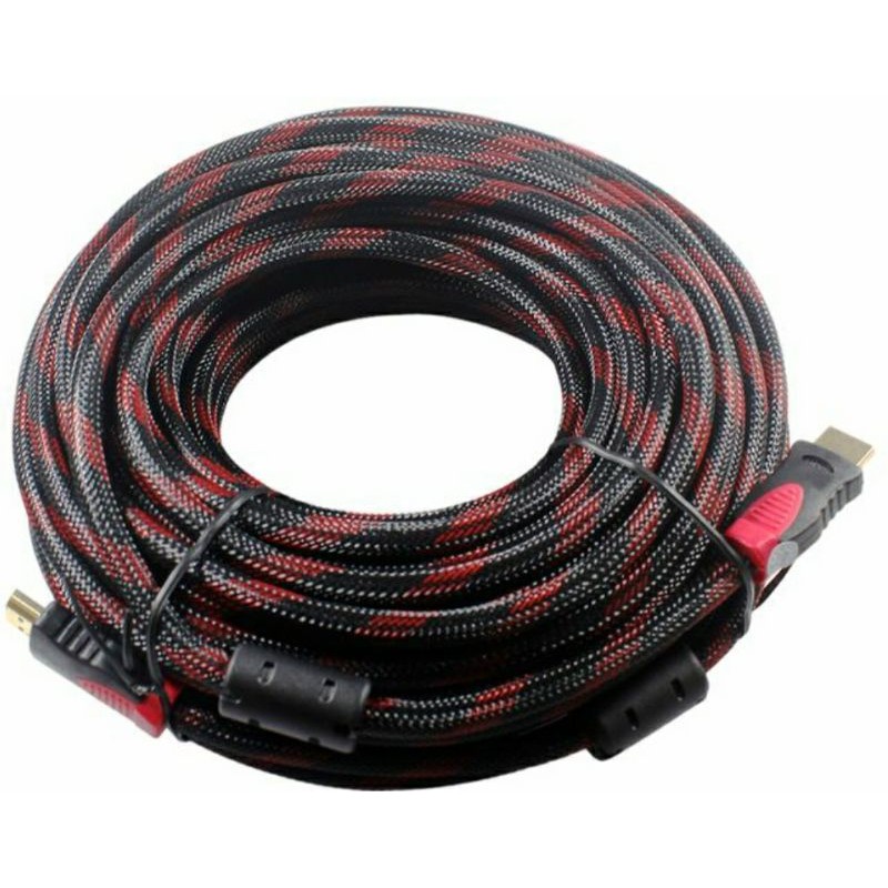 Jual Kabel HDMI serat jaring 30 meter jaring Versi 1,4 Gold Plate | Shopee Indonesia