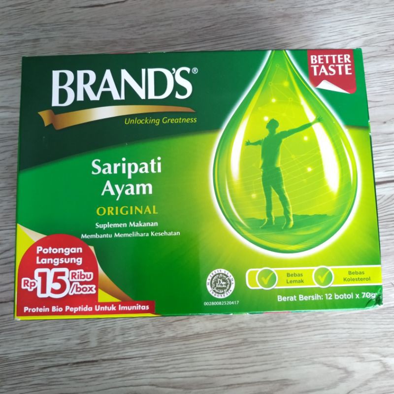 Jual BRANDS Saripati Ayam Original 70g x 12 pcs | Shopee Indonesia