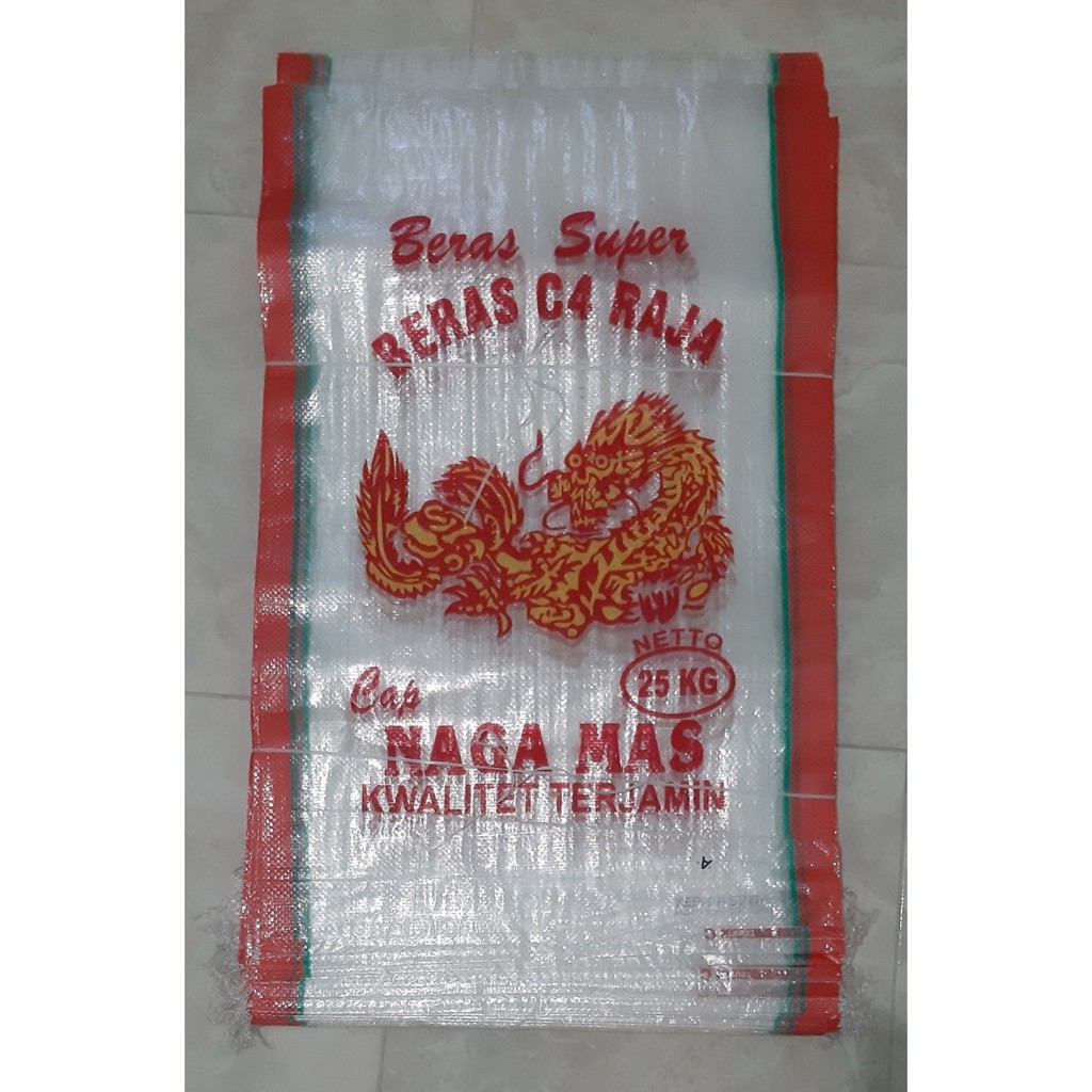Jual KARUNG BERAS 25 KG CAP NAGA MAS | Shopee Indonesia