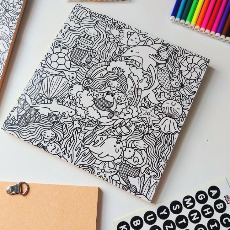 Jual Produk Laris SERI MEWARNAI PIGURA | Mainan edukasi kreasi anak ...