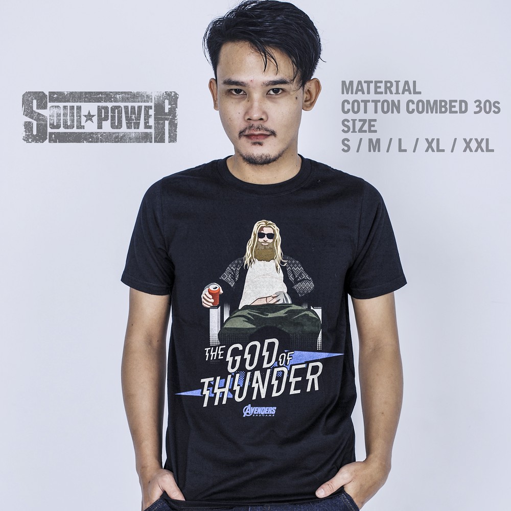 Jual BAJU DISTRO 3D SUPERHERO MARVEL AVENGERS ENDGAME THOR THE GOD OF ...