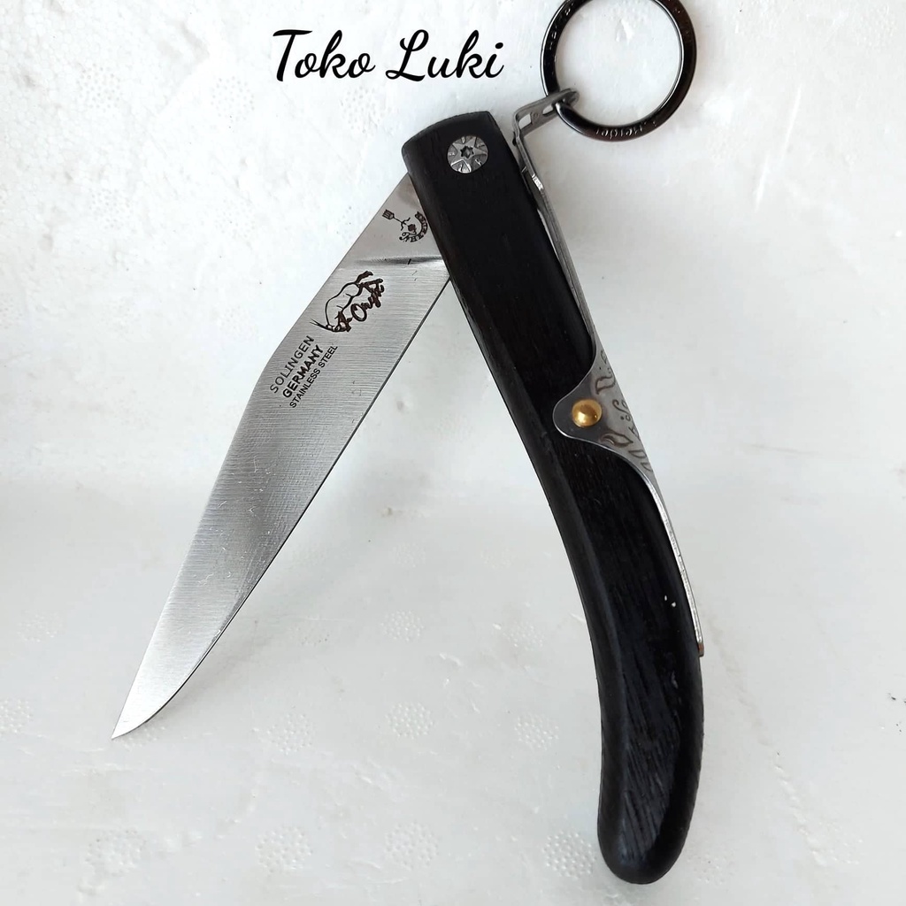 Jual Pisau Lipat Survival Stainless Cap Garpu Original Solingen Germany ...