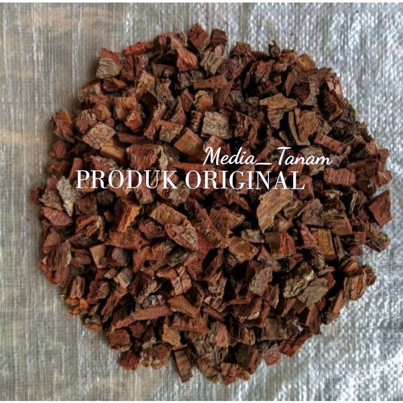 Jual 1 liter Pine Bark Kulit Pinus Cacah kecil Media Tanam Anggrek/Hoya ...
