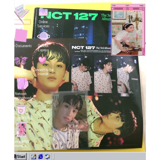Jual NCT 127 Sticker Seoul Version Album Mark Set | Shopee Indonesia