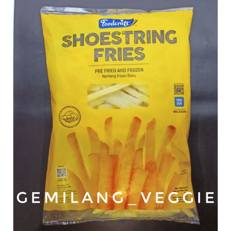 Jual kentang goreng frozen french fries shoestring 1kg | Shopee Indonesia