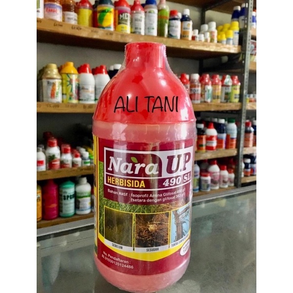 Jual NARA-UP 490 SL kemasan 1 Liter Herbisida Sistemik/Racun Rumput ...