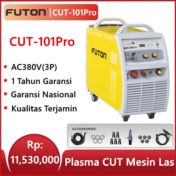 Jual FUTON CUT-101Pro Mesin Las Plasma Cutter Potong CUT 101Pro 100A ...