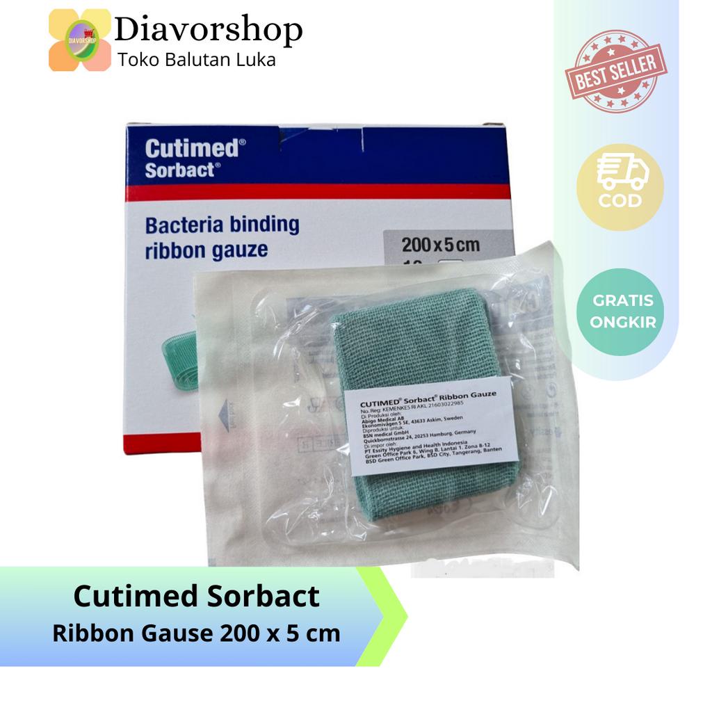 Jual Cutimed Sorbact Ribbon 5 cm x 200 cm / Anti Bacterial 1pcs ...
