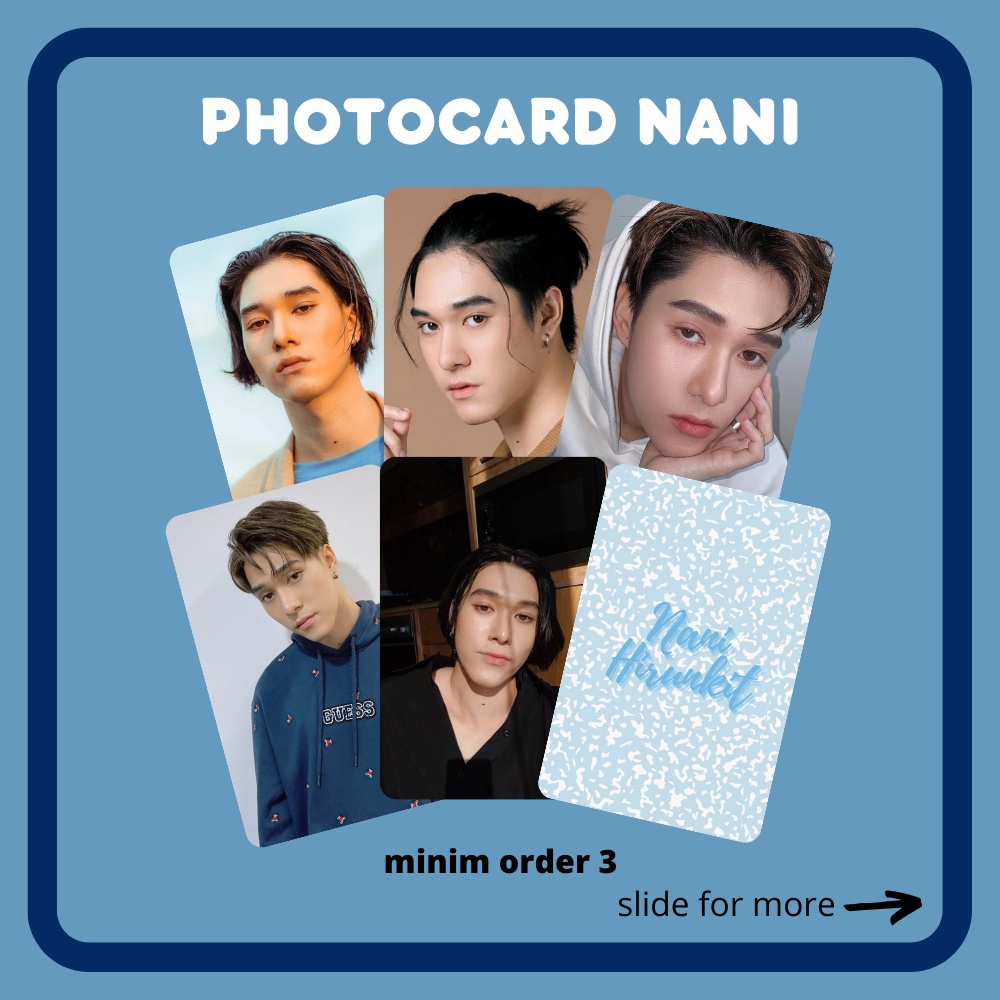 Jual [UNOFFICIAL] PHOTOCARD NANI HIRUNKIT THAI ACTOR GMMTV F4 | Shopee ...