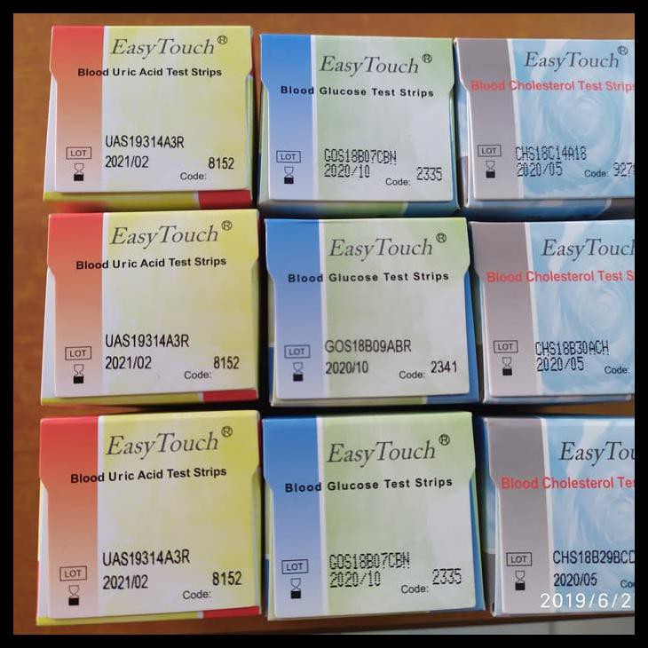 Jual Paket Strip Test Darah Gula Asam Urat Kolestrol Stik Easy Touch ... Jual Paket Strip Test Darah Gula Asam Urat Kolestrol Stik Easy Touch ...
