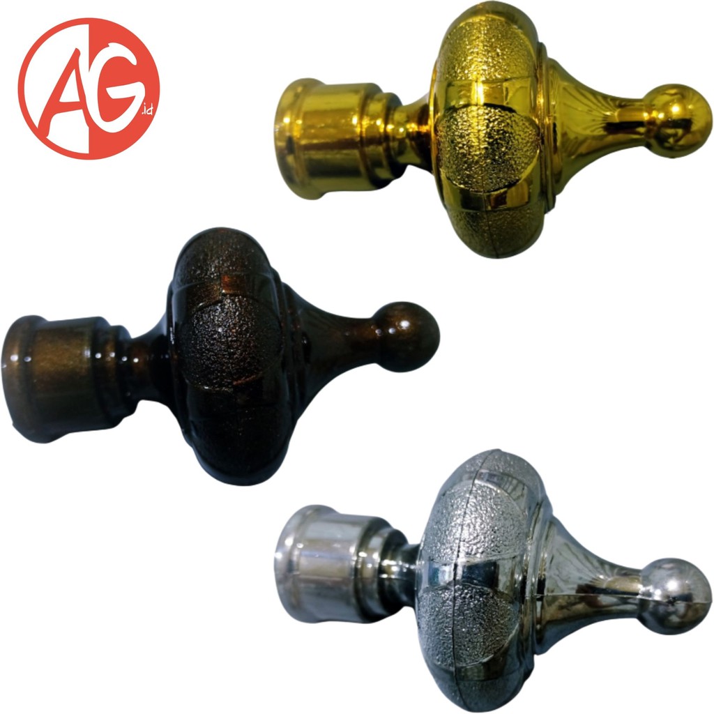 Jual End Cup Polos Besi Batang Rollet - Tiang Gorden 1 Pasang | Shopee ...