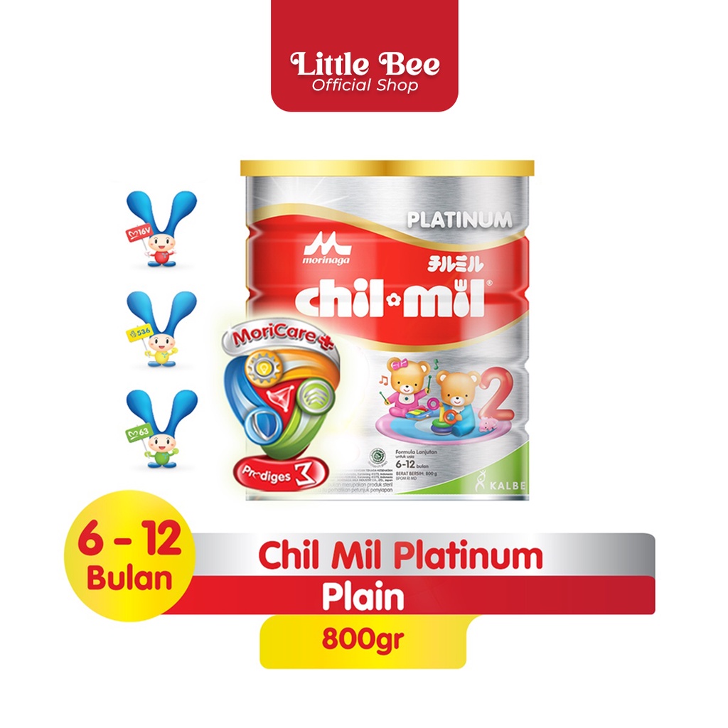 Jual Susu Formula Bayi 6-12 Bulan | MORINAGA CHIL MIL PLATINUM (800gr) | Shopee Indonesia