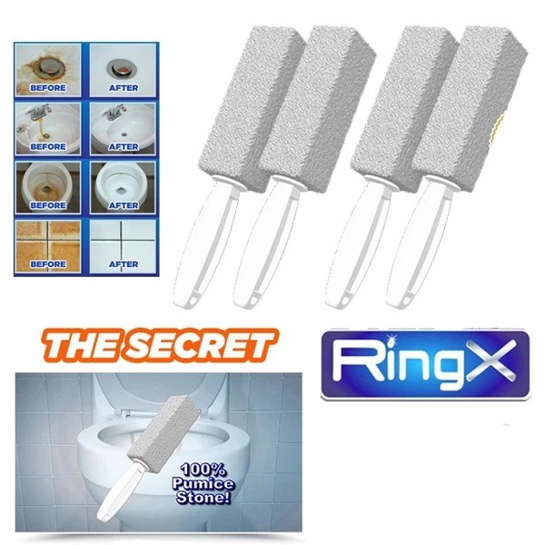 Jual Batu Ring X Pumice stone Alat Pembersih Kerak Plak karat Toilet WC ...