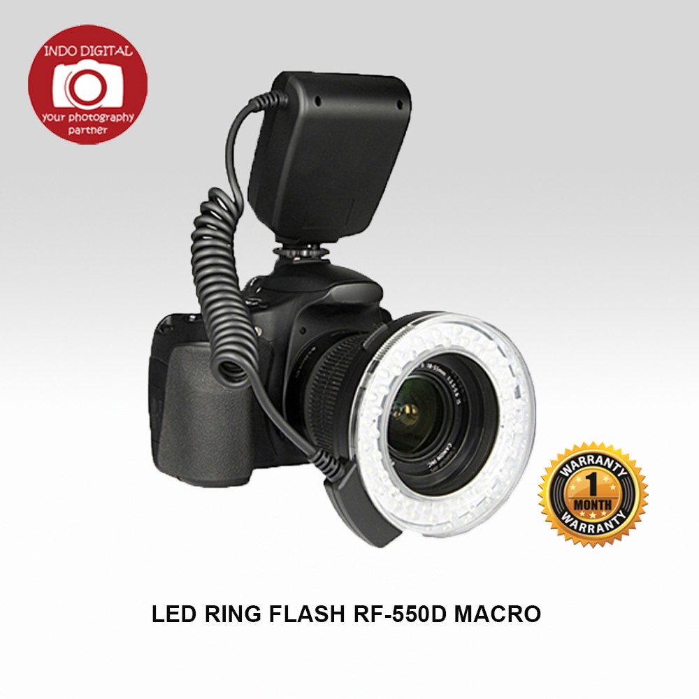 Jual LED RING FLASH RF-550D MACRO | Shopee Indonesia
