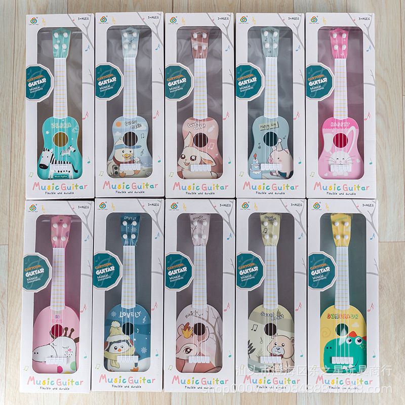 Jual Gitar dan/atau Ukulele Anak Mainan Edukasi Alat Musik Anak 4 ...