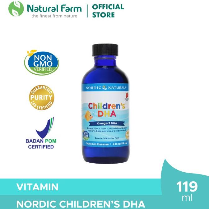 Jual Nordic Children's DHA Strawberry (Syrup) | Shopee Indonesia