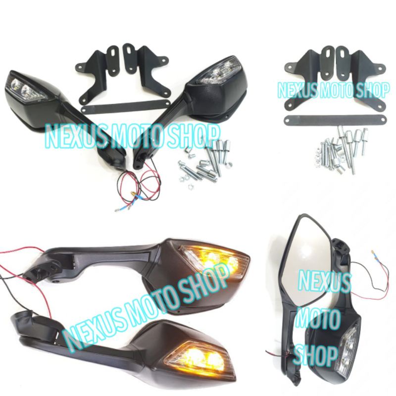 Jual spion zx10r xmax breket serpo xmax spion zx xmax bracket serpo ...