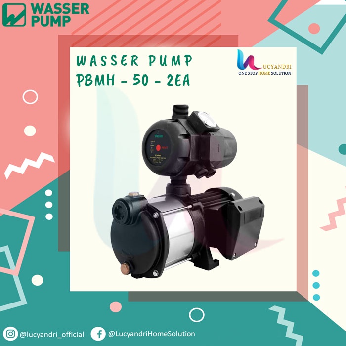 Jual Mesin Pompa Air Multistage Centrifugal Booster Pump Wasser PBMH 50 2EA | Shopee Indonesia