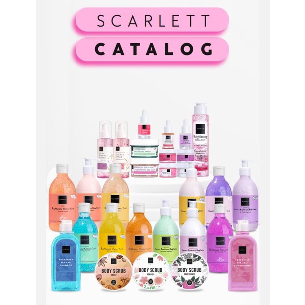 Jual satu paket Scarlet lengkap isi 5 bebas pilih | Shopee Indonesia