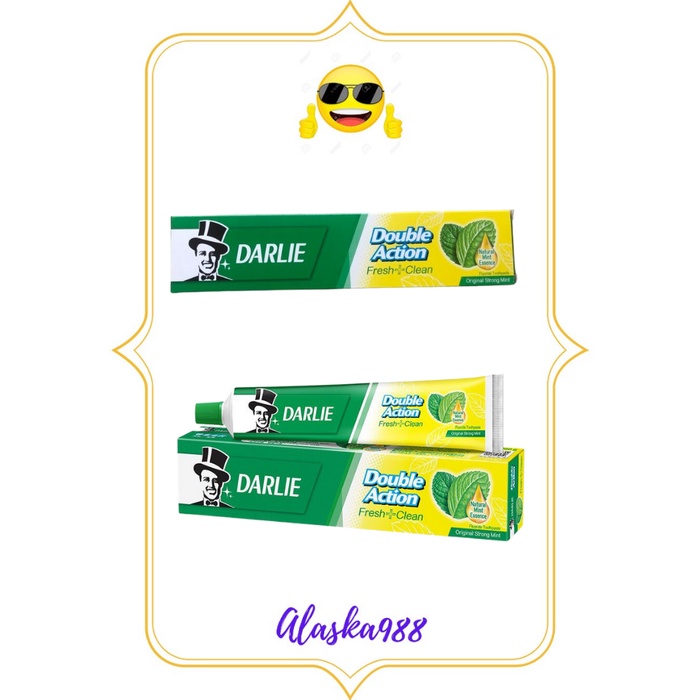 Jual Darlie Toothpaste Double Action/ Pasta GiGi Darlie Original Mint ...