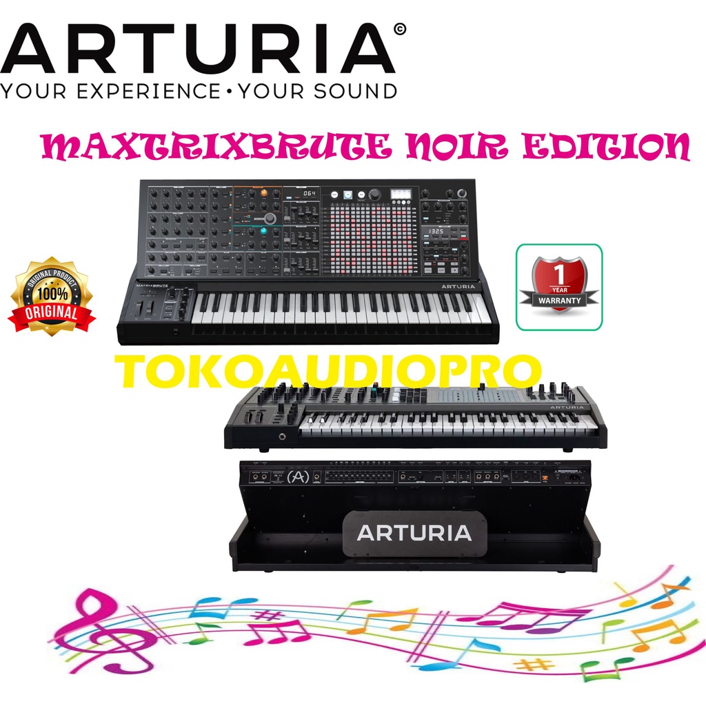 Jual ARTURIA MatrixBrute Noir Edition Analog Synthesizer | Shopee Indonesia
