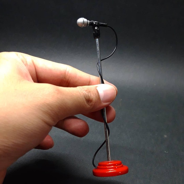 Jual MINIATURE - MIC Microphone Mikrofon Koleksi Aksesoris Alat Musik ...