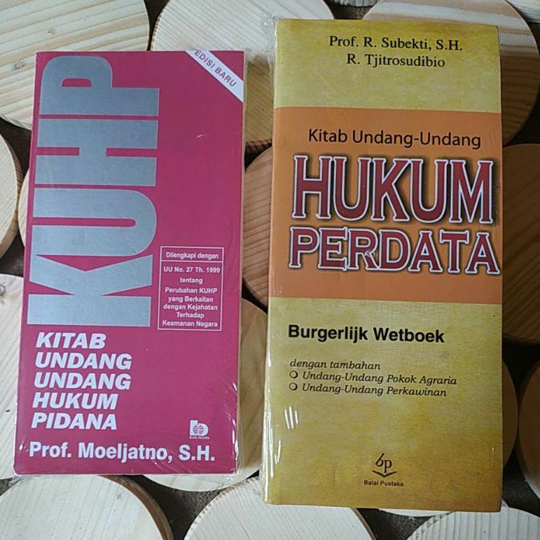 Jual KUHPER BW KUHP MOELJATNO (PAKET HUKUM PERDATA HUKUM PIDANA 2 BUKU ...