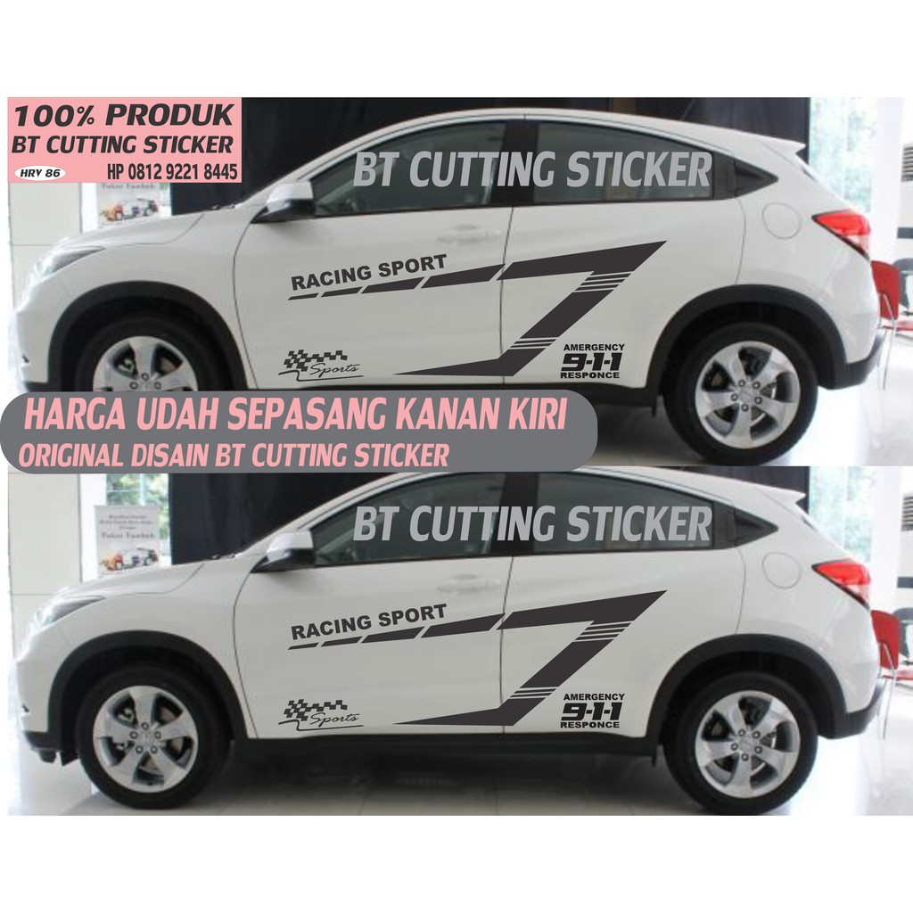 Jual STICKER MOBIL HONDA HRV STIKER HRV STICKER CRV STIKER MOBIL HONDA ...