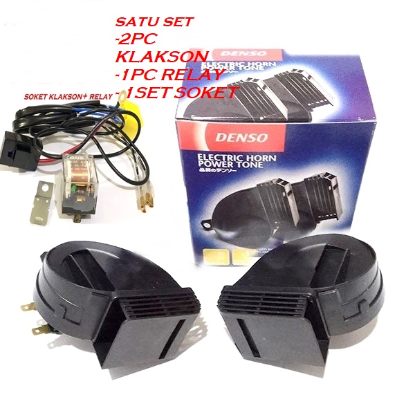 Jual Klakson denso WATERPROOF-DENSO DISK ISI 2PC PLUS SOKET KLAKSON ...