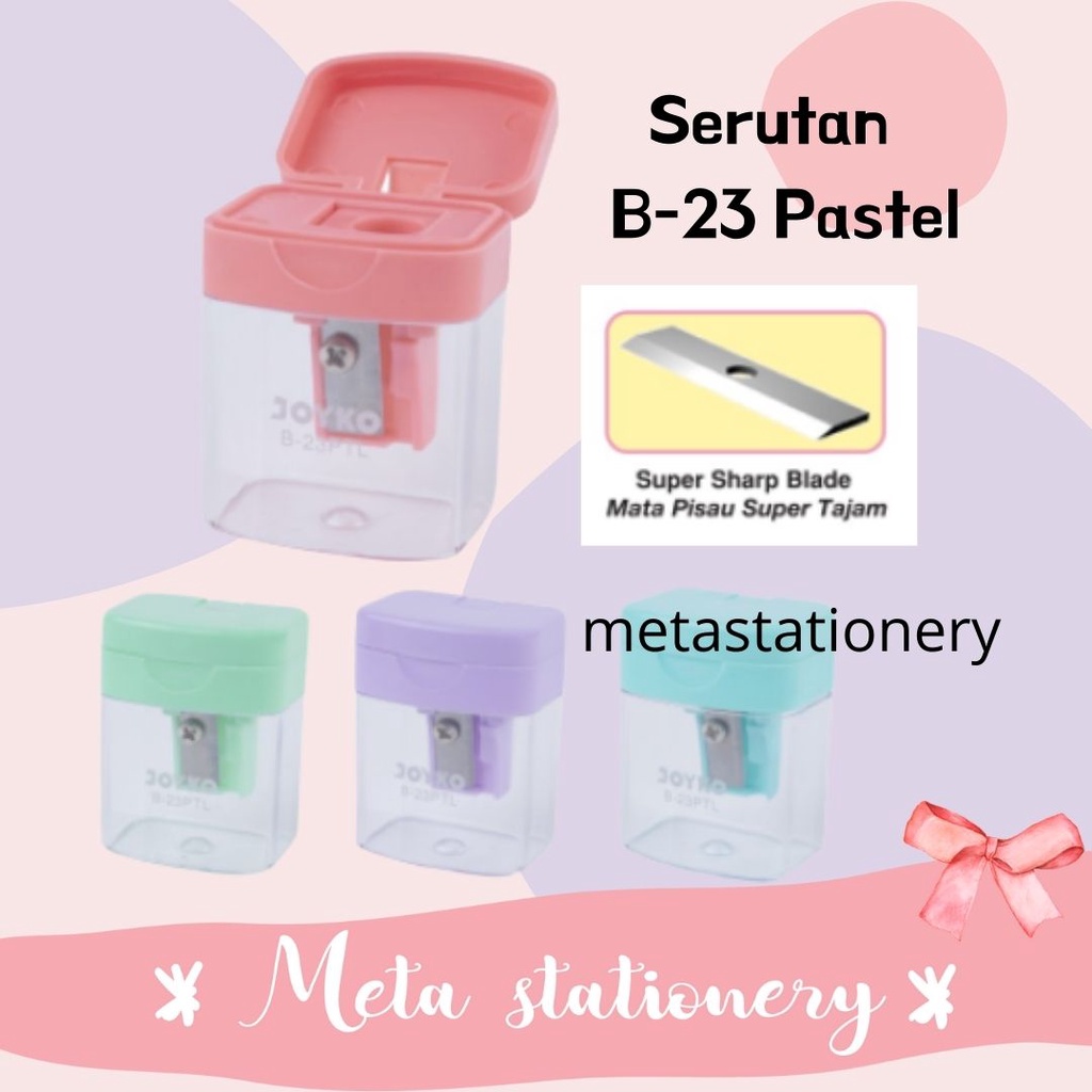 Jual Serutan Pastel / Sharperner Joyko B-23PTL Pastel | Shopee Indonesia