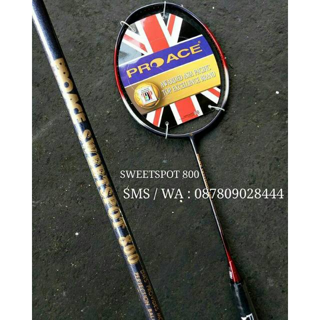 Jual Raket Badminton Pro Ace SweetSpot 800 Original 100% | Shopee Indonesia