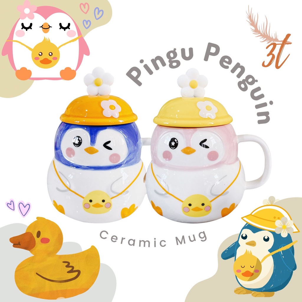 Jual Pingu penguin ceramic mug / Gelas | Shopee Indonesia