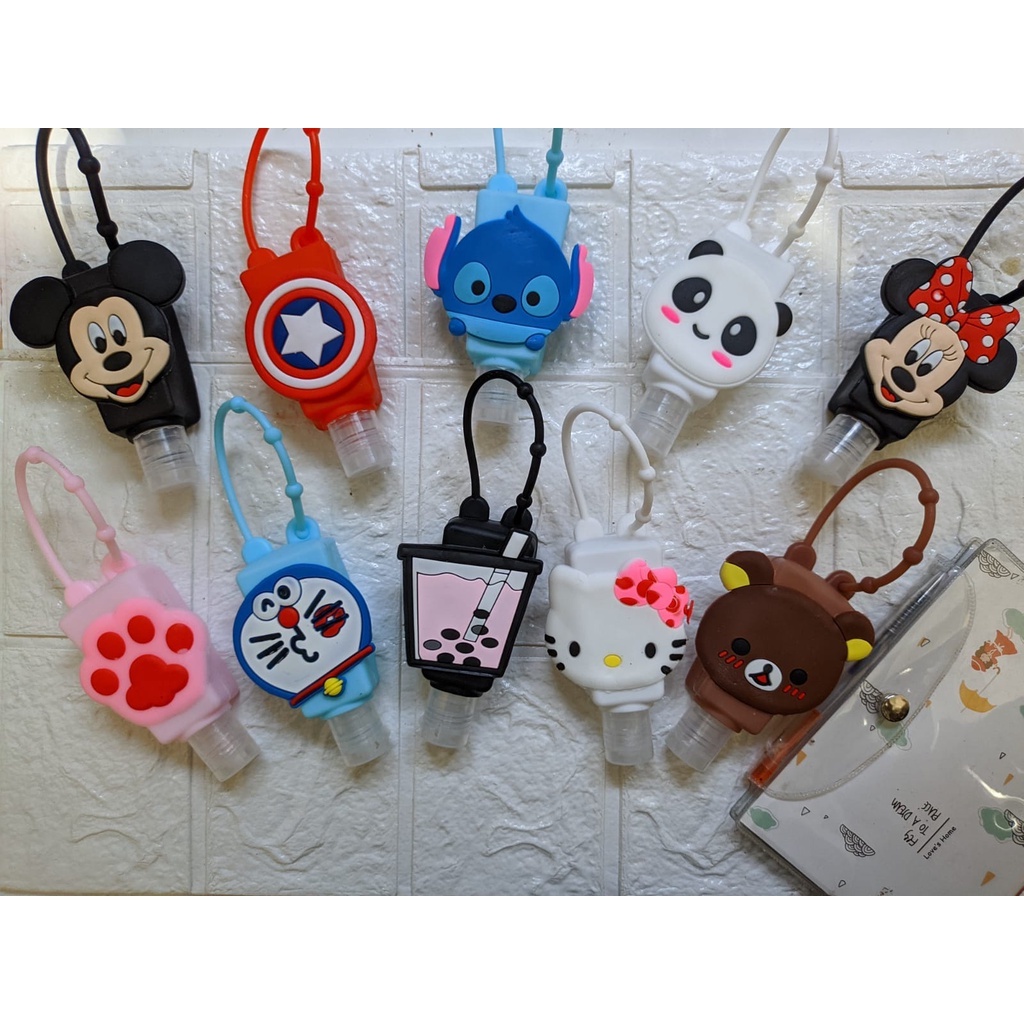 Jual Botol Hand Sanitizer Gantungan plus isi gel 30ml/Botol Hand ...