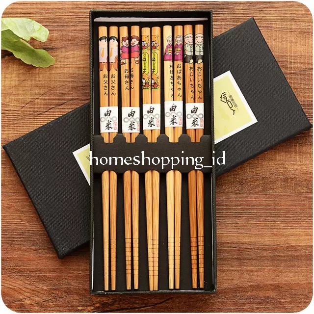 Jual Sumpit Family Japanese /Sumpit Karakter Jepang Chopsticks Sumpit ...