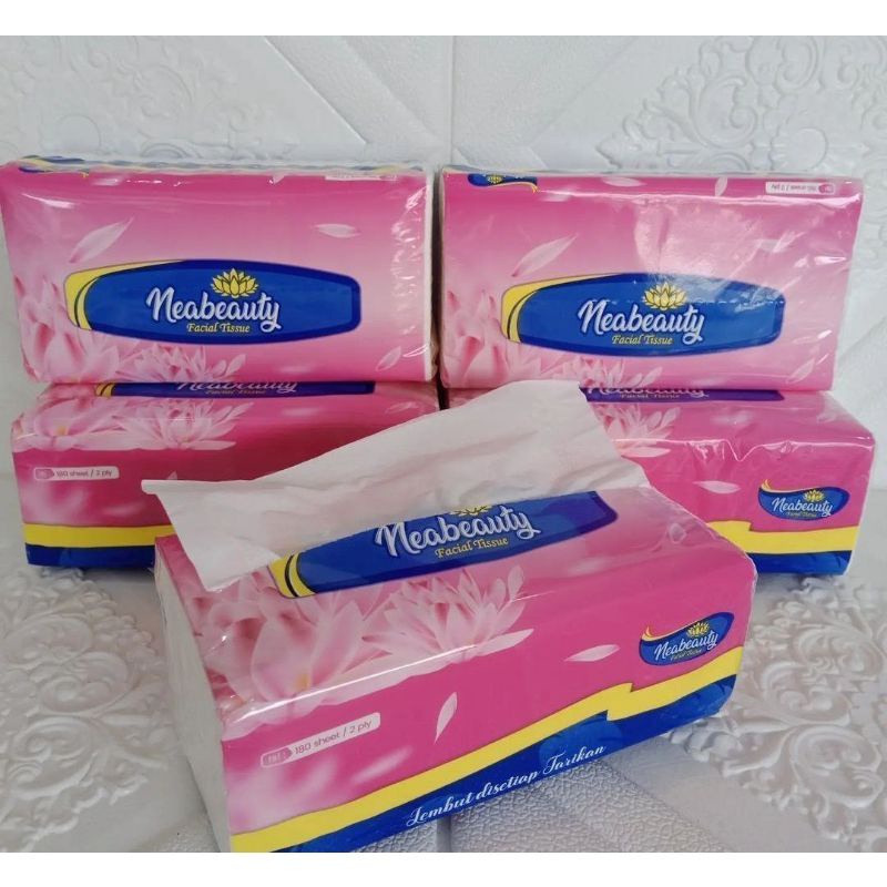Jual Neabeauty Facial Tissue Makan / Wajah / Tissue Kering 180 Sheet 2 ...