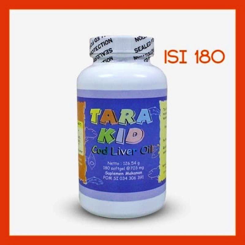 Jual Tara Kids - COD Liver oil + DHA 180 kapsul ( original ) Minyak ...