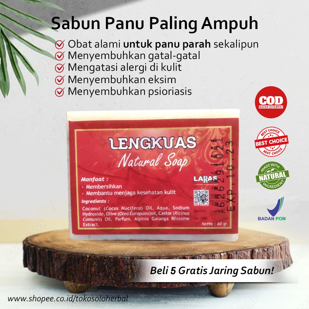 Jual Sabun Lengkuas Original - Penghilang Panu Gatal dan Jamur BPOM ...