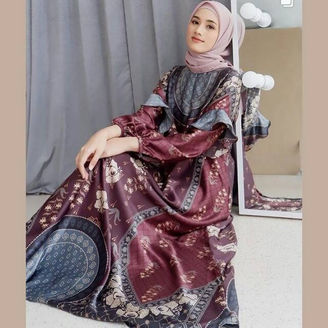 Jual BOOKED Rafflesia Dress Red Velvet | Shopee Indonesia