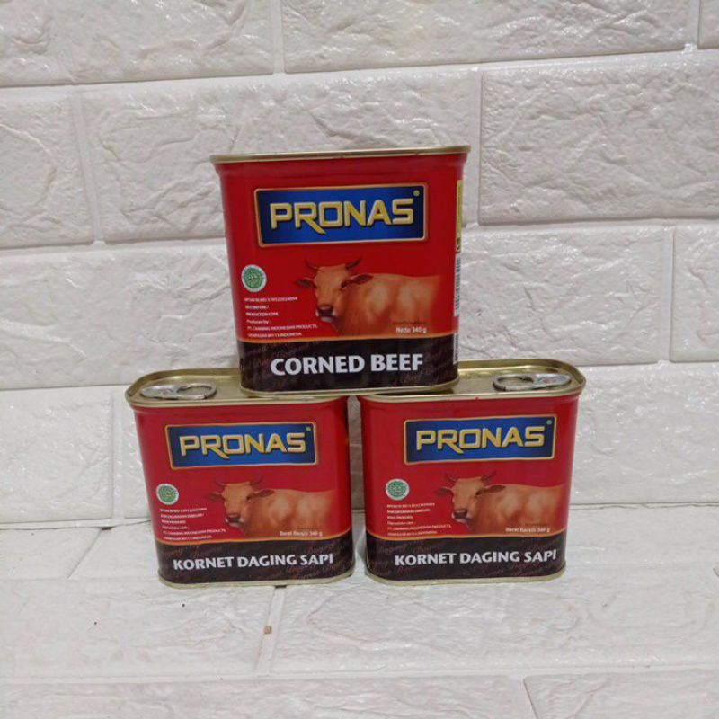 Jual corned beef/corned pronas 340g | Shopee Indonesia