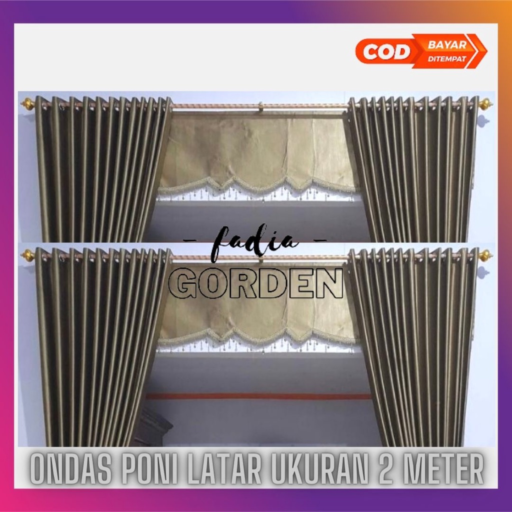 Jual GORDEN PONI VARIAN WARNA LENGKAP GORDEN PINTU DAN JENDELA /GORDEN ...