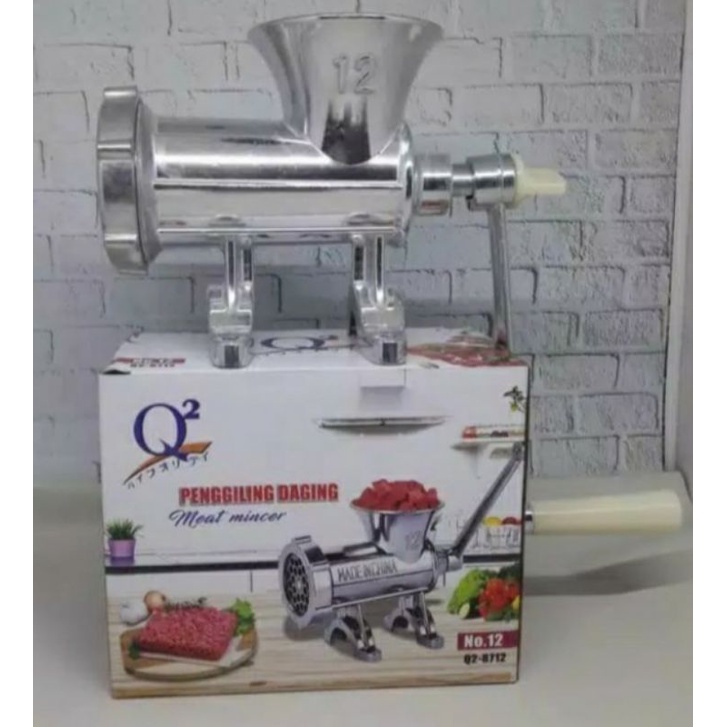 Jual Mesin Giling Daging Cetak Pelet Voer Sambel Kacang Manual no 12 ...